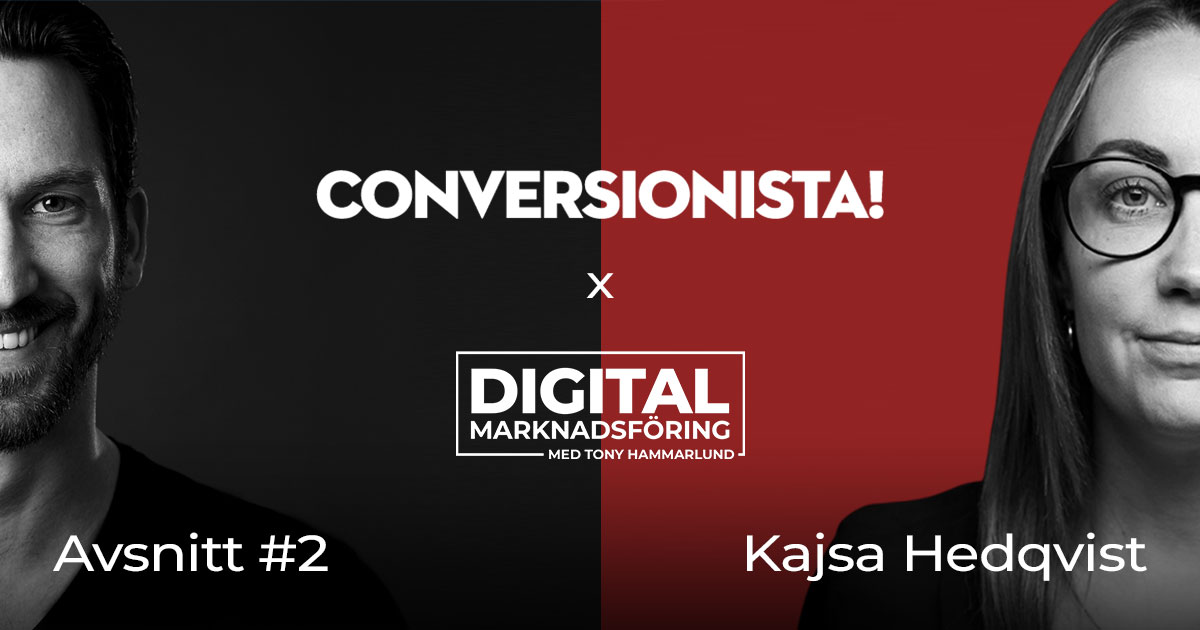 Experiment med Kajsa Hedqvist / Future of CRO x Conversionista [Podcast]