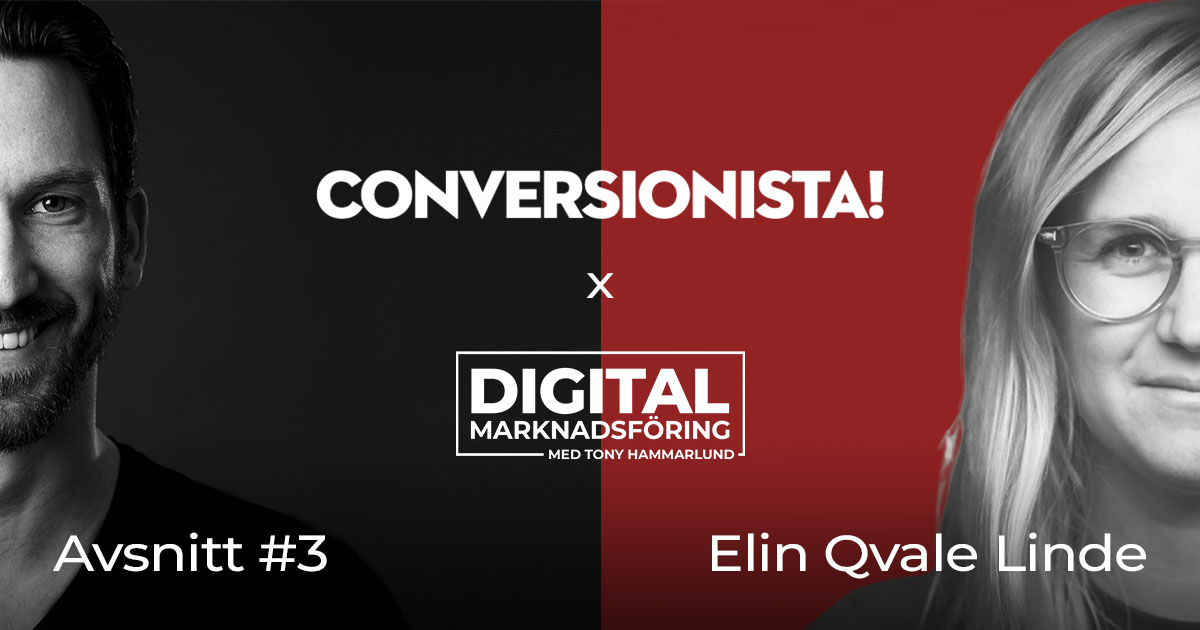 Research och analys med Elin Qvale Linde / Future of CRO x Conversionista