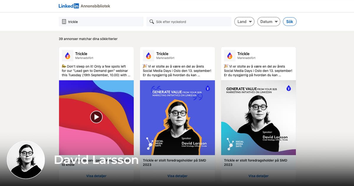Nya LinkedIn Ads Library gör det enklare att spana på konkurrenters ...